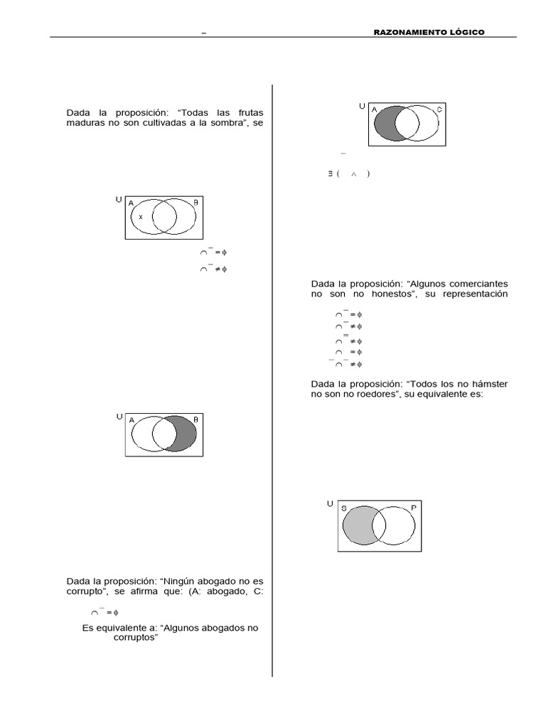 Raz - Log Sem10-Doc - Set-Dic-10-2024 | PDF | Lógica matemática | Lógica