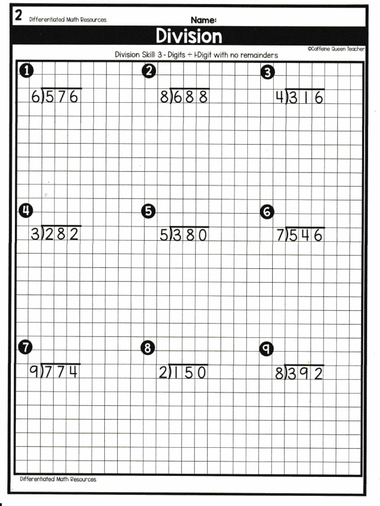 Chance Crowley - Long Division Notes | PDF