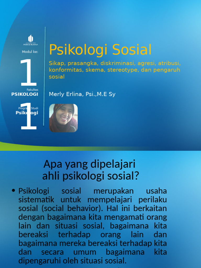 Materi Pertemuan X PSI SOSIAL | PDF