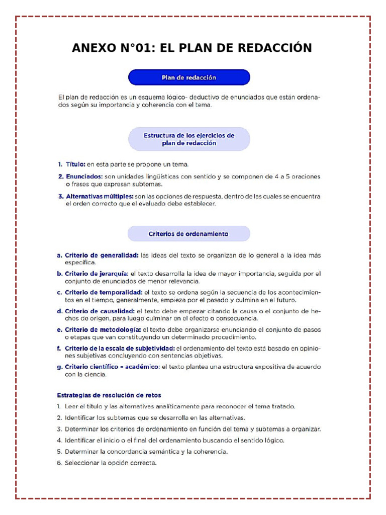 Comunicación 3°unidad 8 - Anexos Sem 03 | PDF