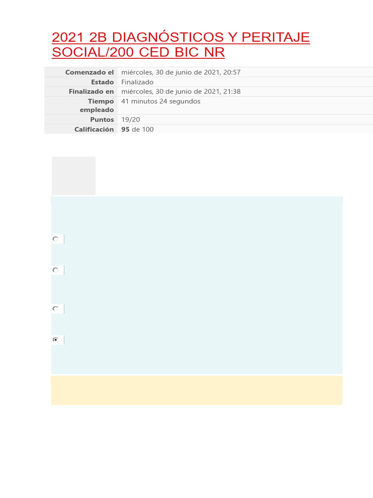 Examen Peritaje (2) . | PDF | Trabajo Social | Familia