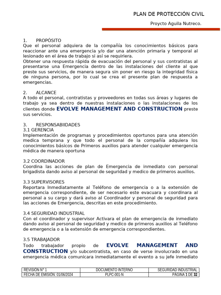 2.4 Plan de Proteccion Civil | PDF | Defensa Civil | Temblores