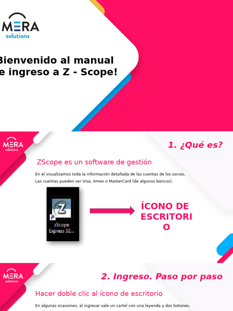Manual de Ingreso A ZScope 2023 | PDF | Contraseña | Software
