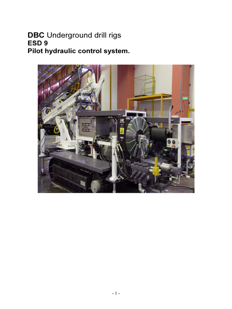 ESD 9 Pilot Hydraulic Control System | PDF | Valve | Pump