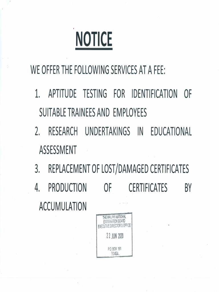 Other Services Offered at Maneb | PDF