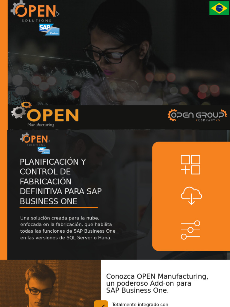 Presentación (Español) - OPEN Manufacturing | PDF | Logística | Informática