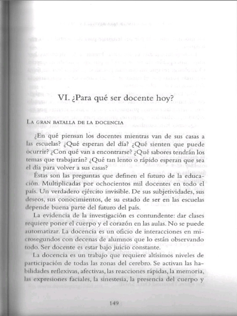 ¿Para que ser docente hoy_ (Axel Rivas) | PDF