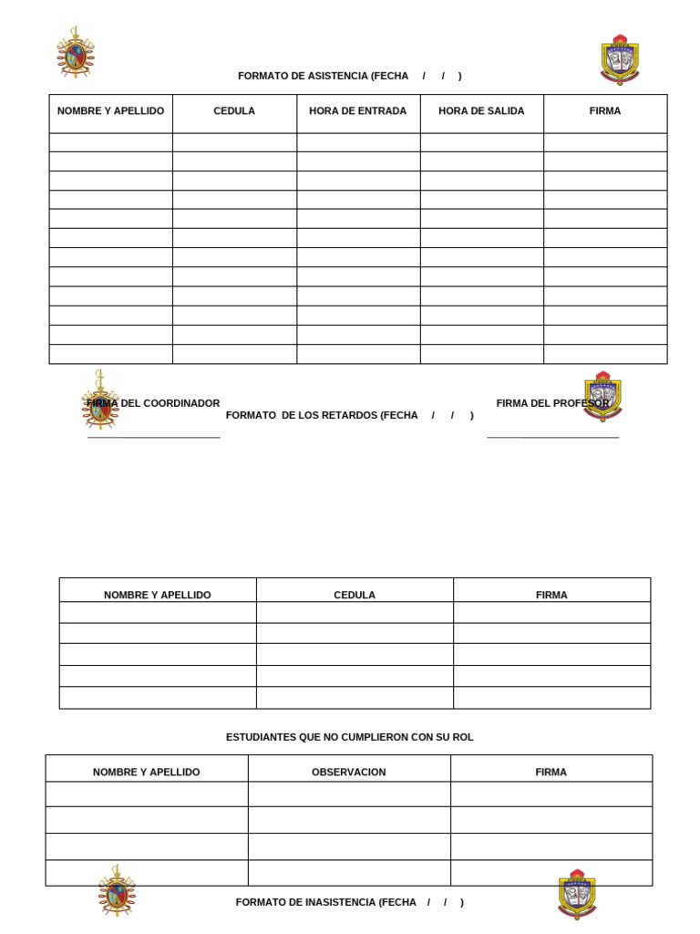 Formatos Edimar Administracion | PDF