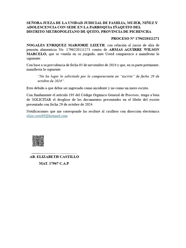 DESGLOSE DE DOCUMENTOS-signed PDF | PDF