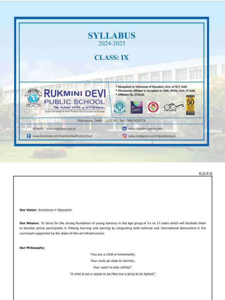 Class-IX-2024-25 | PDF