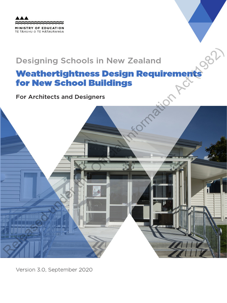 Weathertightness Guidelines for Schools | PDF | Wall | Flood