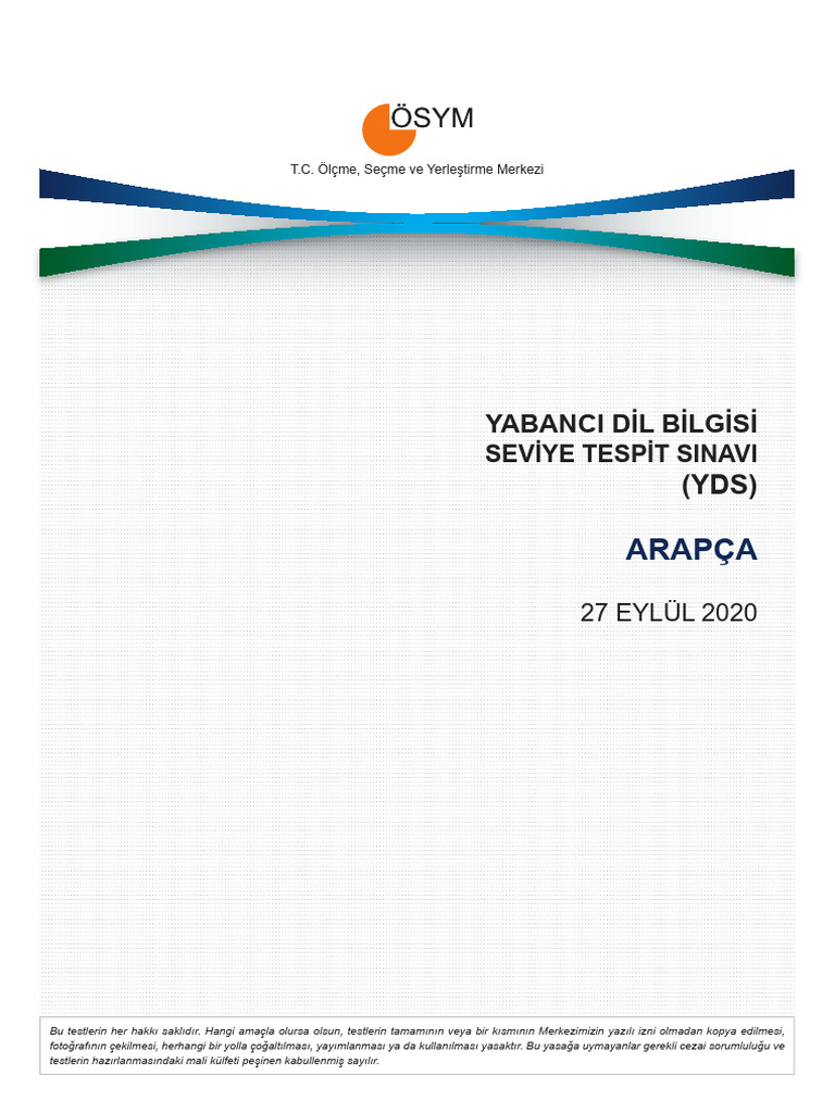 YDS1 Arapca | PDF