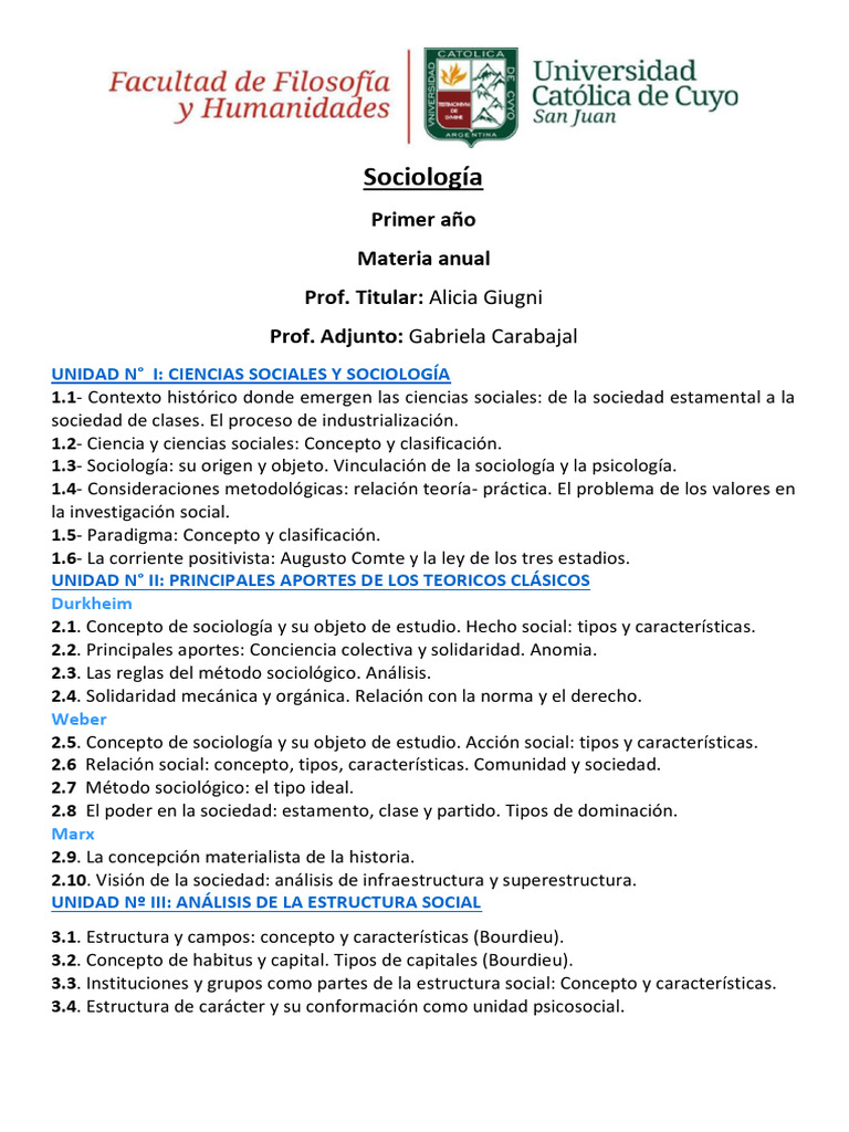 Resumen Final Sociologia | PDF | Emile Durkheim | Conocimiento