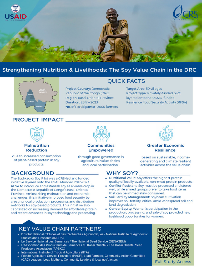 The Soy Value Chain in DRC | PDF | Soybean | Agriculture
