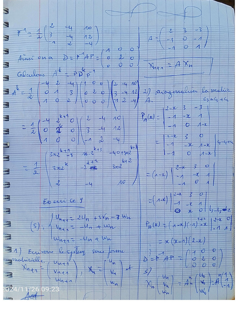 Mathématiques L2 TD Correction | PDF