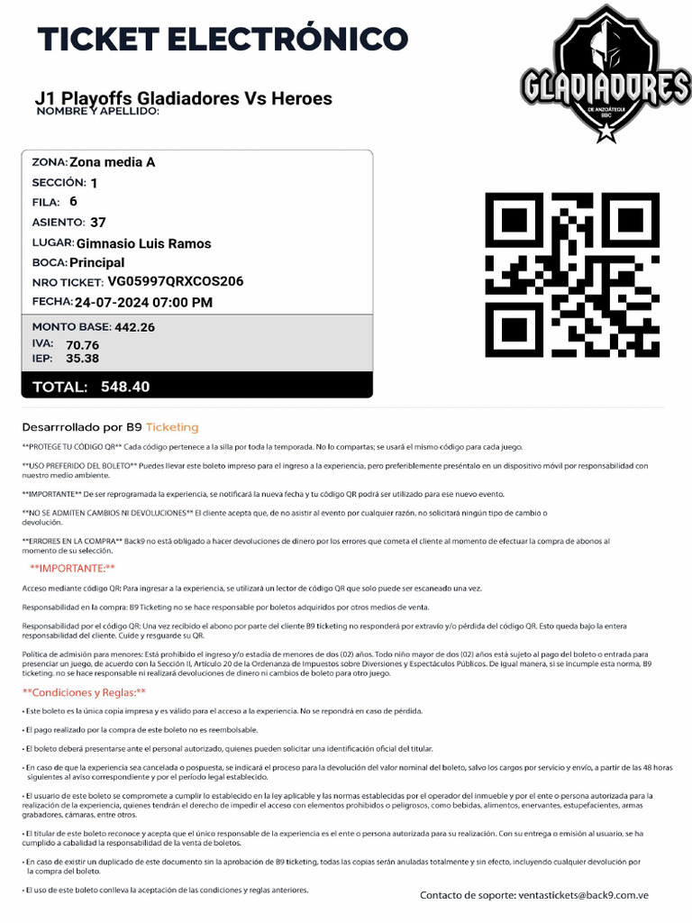 Electronic Tickets | PDF