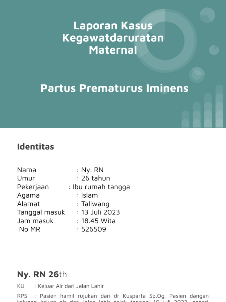 Poto Tano maternal.pptx | PDF