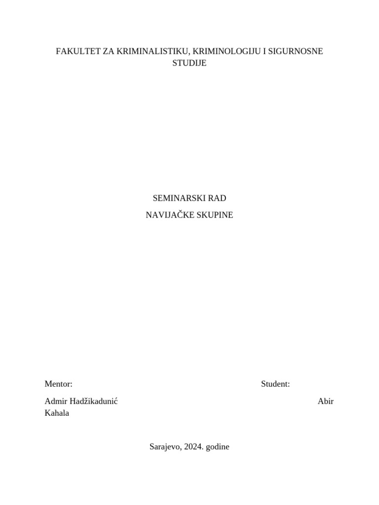 ABIR Seminarski Novo | PDF