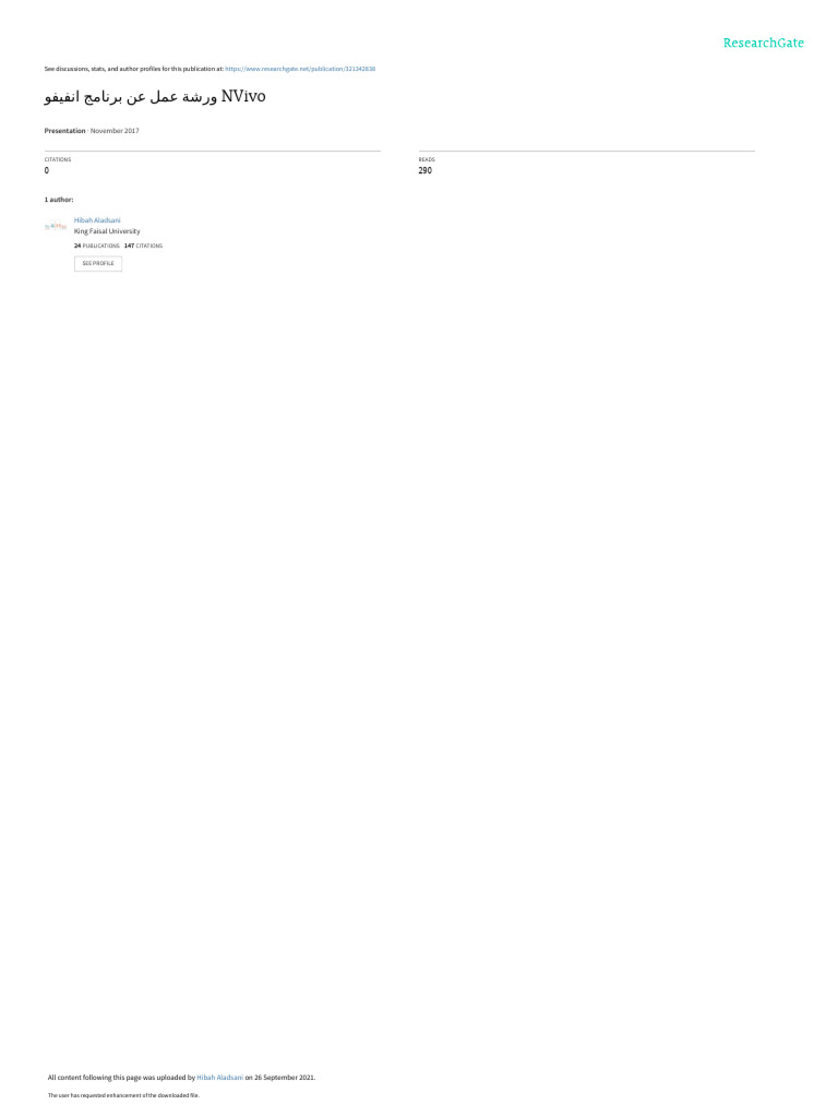NVivo | PDF