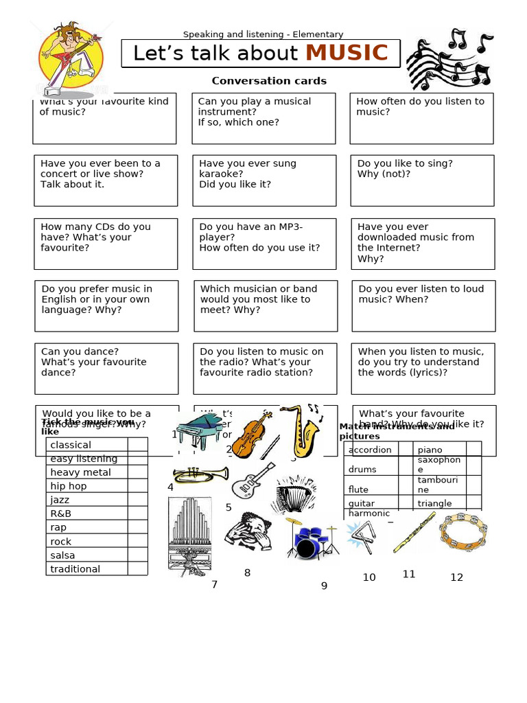 Lets Talk About Music Activities Promoting Classroom Dynamics Group ...