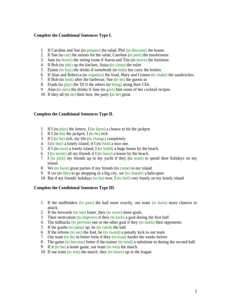 Ex.conditional | PDF | Sports Rules And Regulations | Association Football