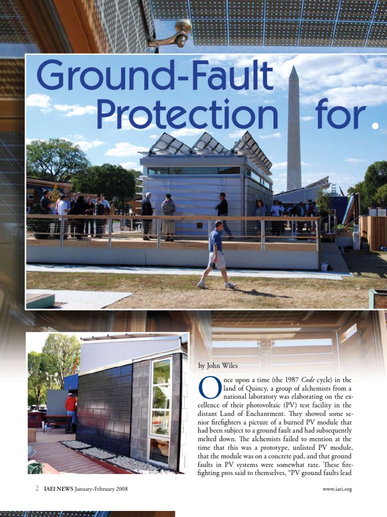 Ground-Fault Protection For PV | PDF | Photovoltaic System | Photovoltaics