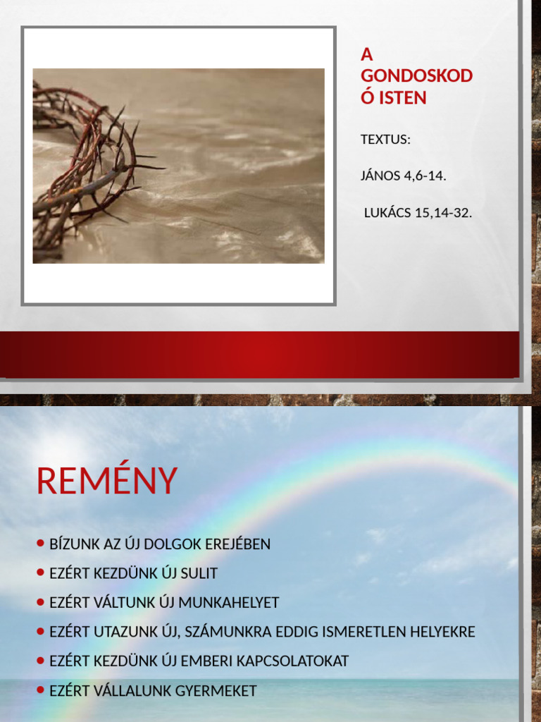 A Gondoskodo Isten | PDF