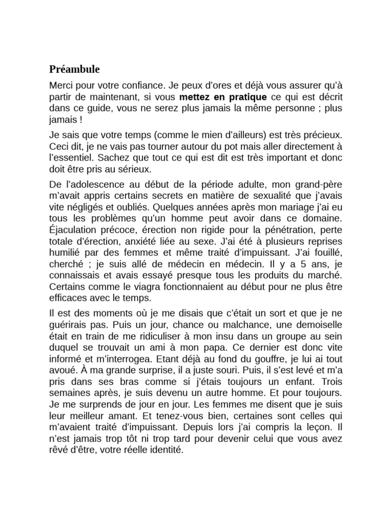 13 Secrets de Grand Pere Pour David VEDHALI | PDF