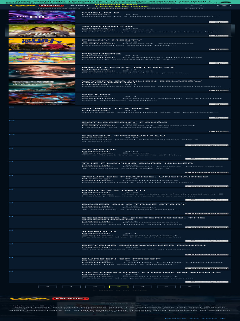 Popularne Programy — Bezpłatne Strumieniowe Filmy… | PDF