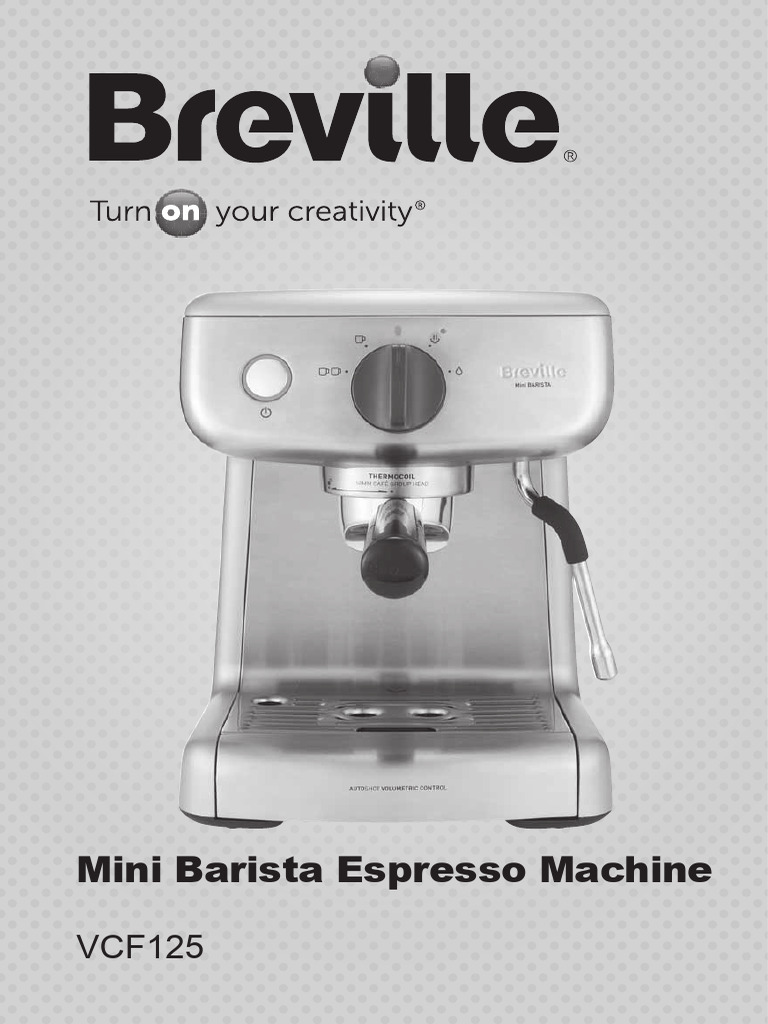 Breville Mini Barista VCF125 Guide | PDF | Coffee | Drink