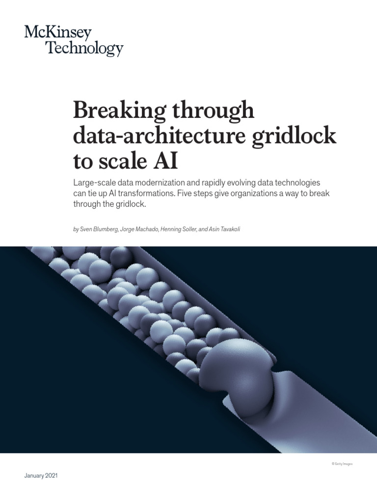 Break Data Gridlock to Scale AI | PDF | Cloud Computing | Artificial ...