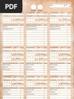 Roster Template | PDF