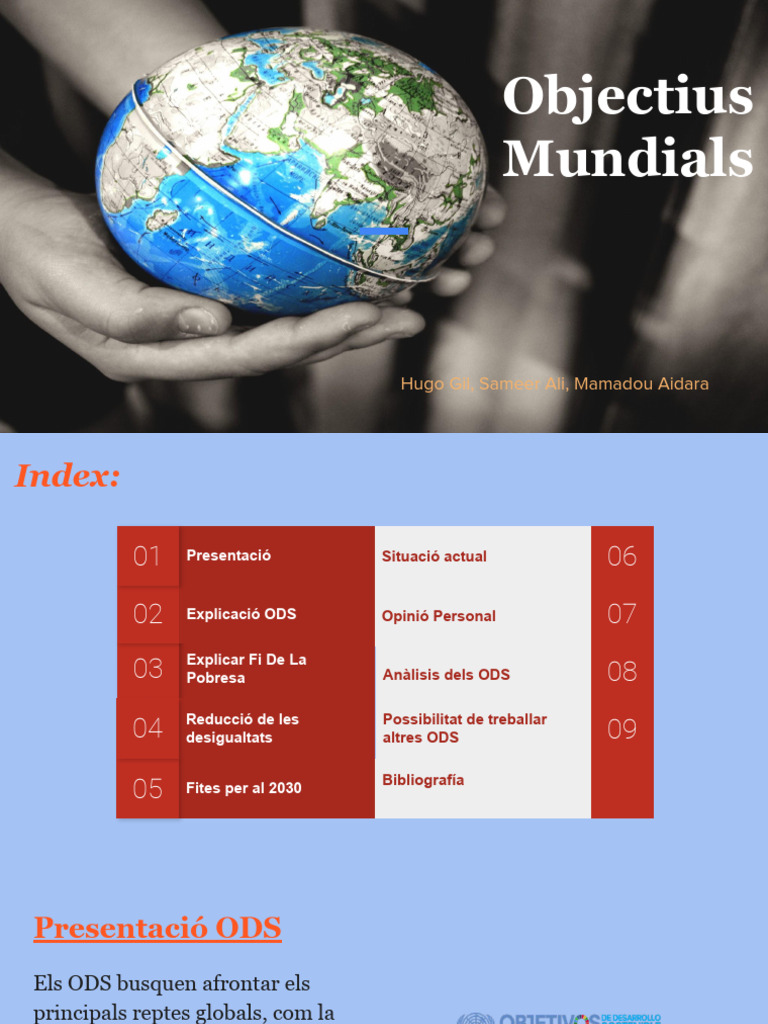 Presentació ODS Sostenibilitat | PDF