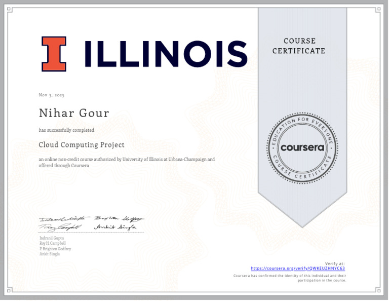 Coursera Cloud Computing Project 1 | PDF