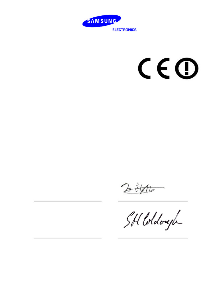 CE-DoC BD-H8900M H8900N H8500M H8500N | PDF | Electricity | Electrical ...