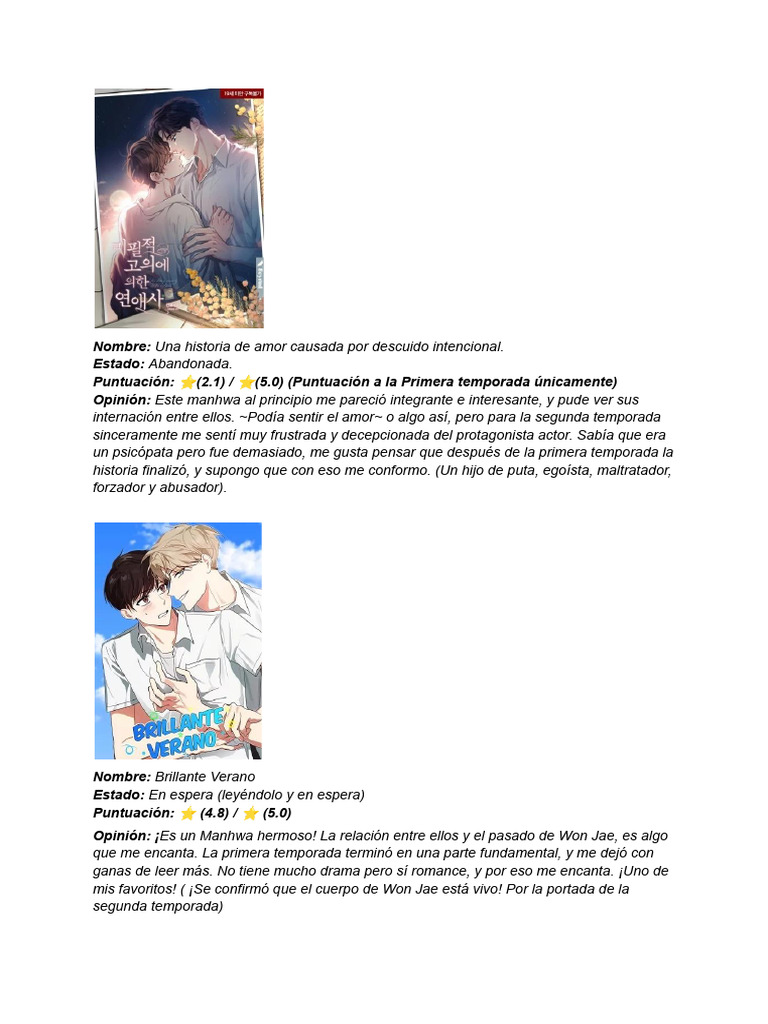 Lista de Lecturas (M) | PDF