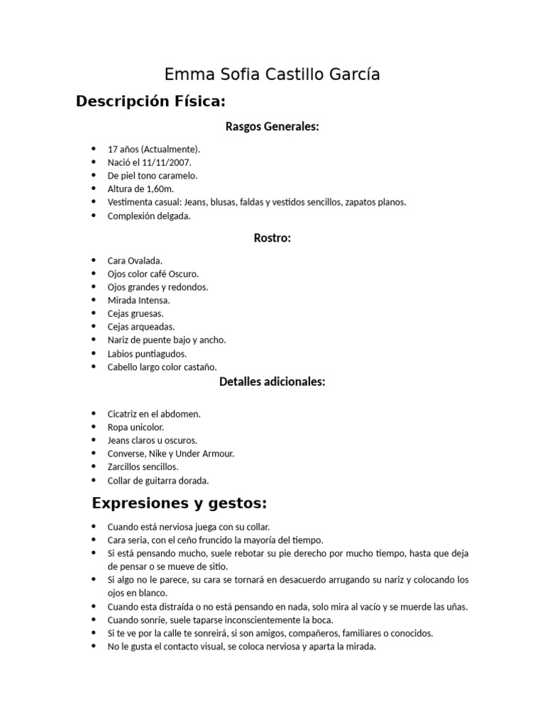 Emma Sofia Castillo García | PDF