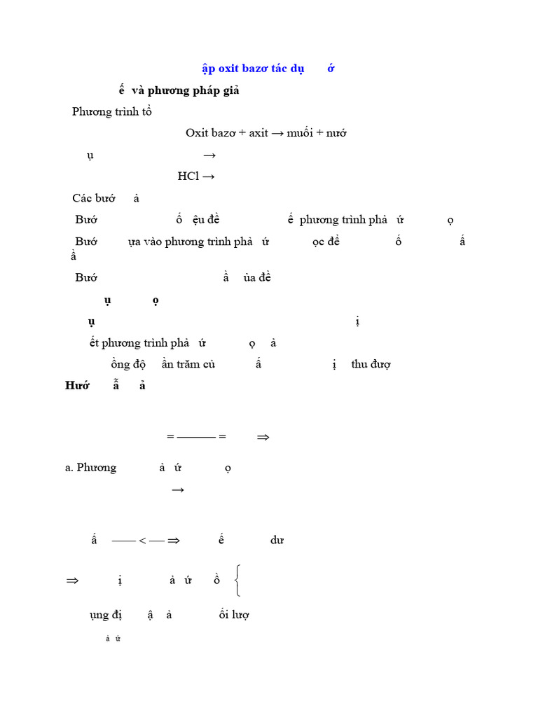 bai-tap-oxit-bazo-tac-dung-voi-axit-va-cach-giai | PDF