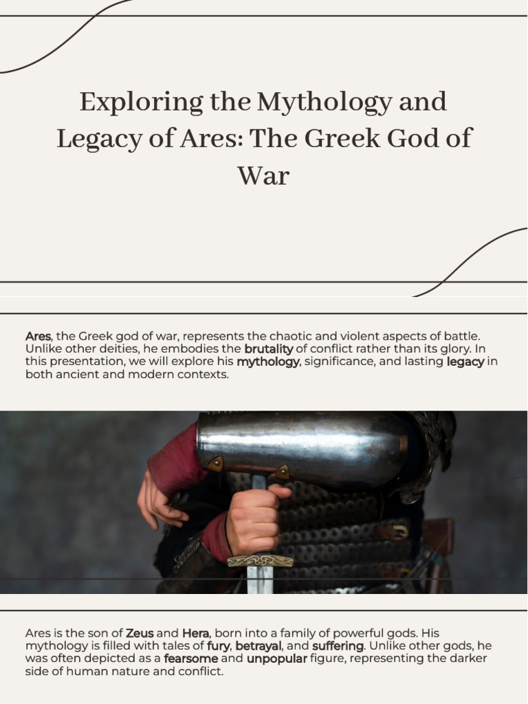 Ares: The Chaotic God of War | PDF