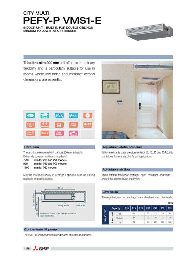 PEFY-P-VMS1-E | PDF | Pump | Elevator