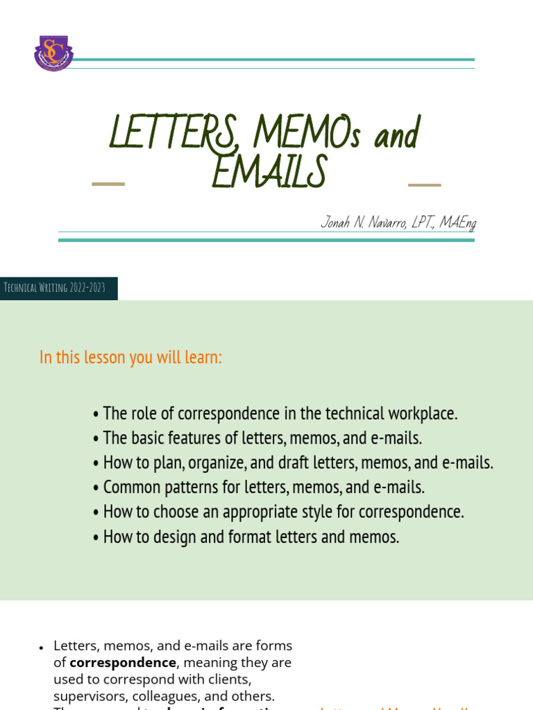Mastering Technical Correspondence | PDF | Memorandum | Human Communication