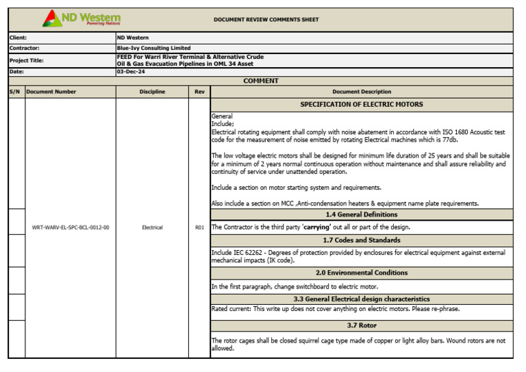 2024 Electric Motor Specification Guide | PDF | Electric Motor ...