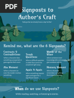 Six Reading Signposts | PDF | Insight | Reading Comprehension