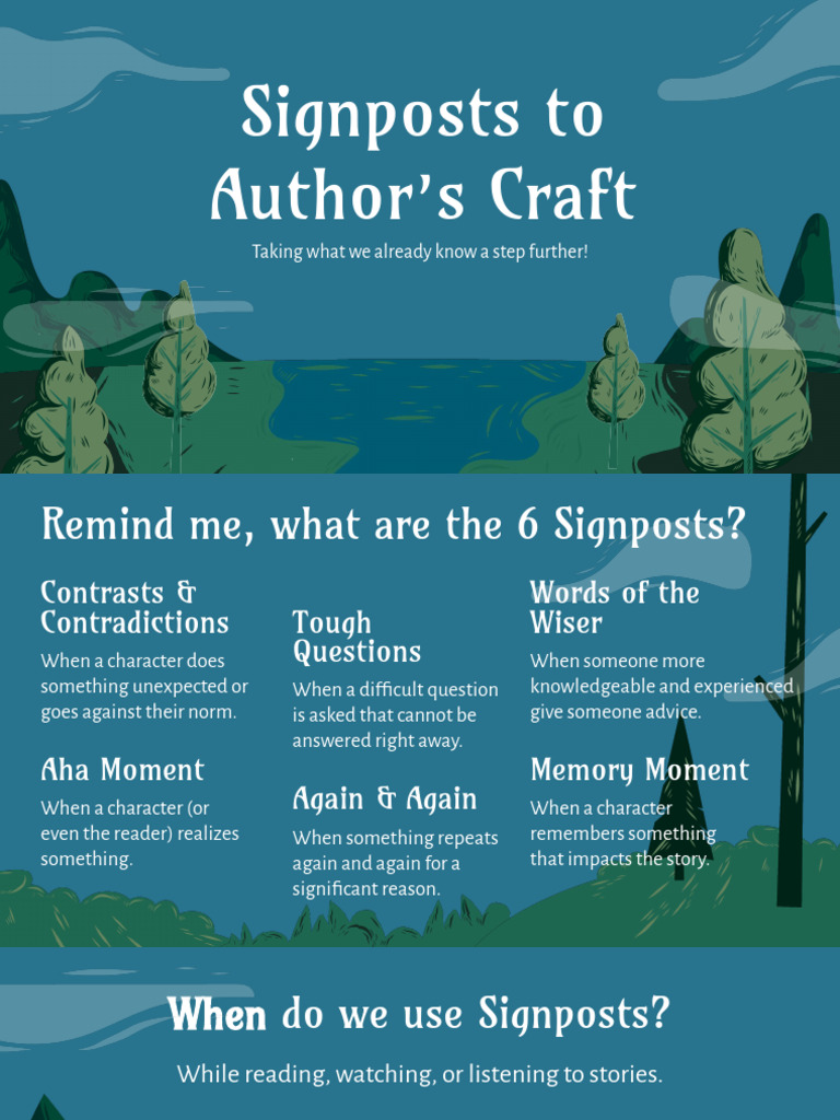 Understanding Literary Signposts | PDF | Plot (Narrative) | Narrative