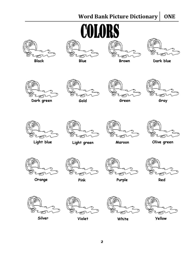Pictionary. | PDF | Color | Percepción visual