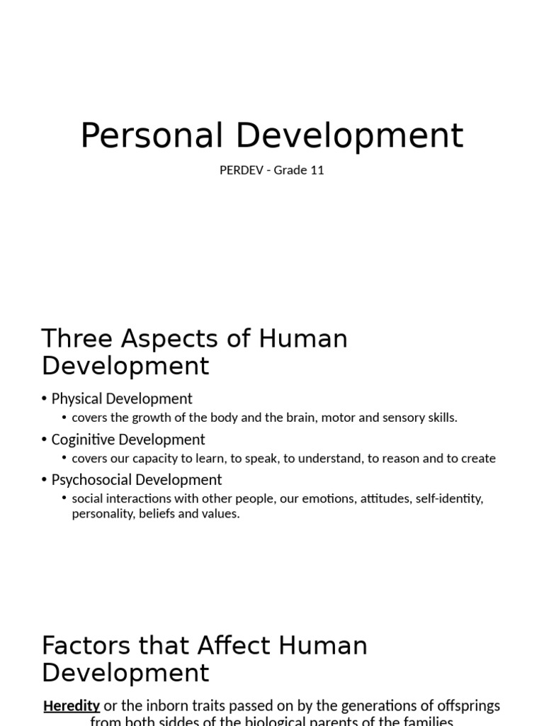 Personal Development in Adolescence | PDF | Emotions | Adolescence