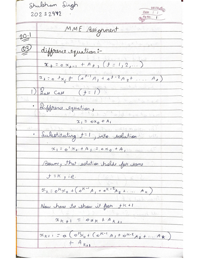 Mme Assignment | PDF