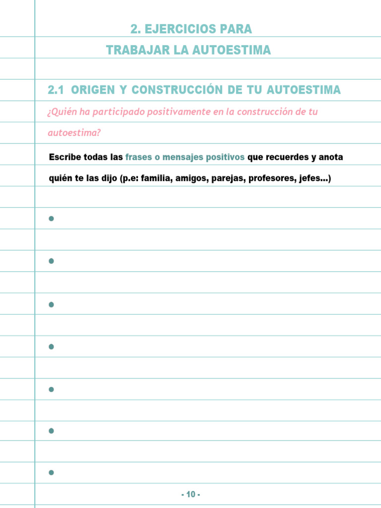 Cuadernillo-De-Autoestima (1) - 12-17 | PDF