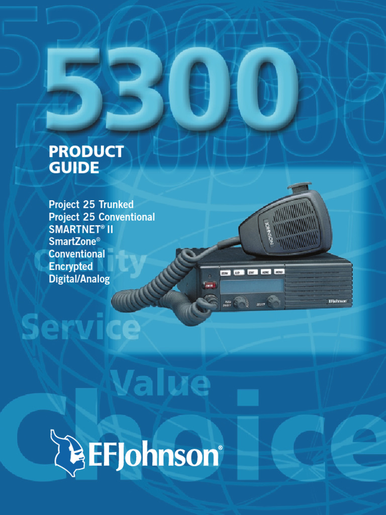 EF_Johnson_5300_guide | PDF | Radio | Information And Communications ...