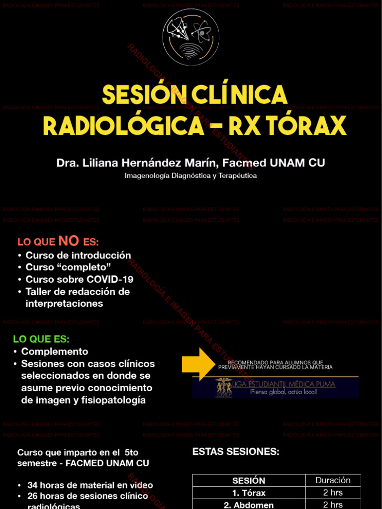 01 TORAX UNAM LEMEP - Watermark | PDF | Pulmón | Aorta